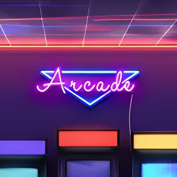 Arcade Light up Sign - Etsy