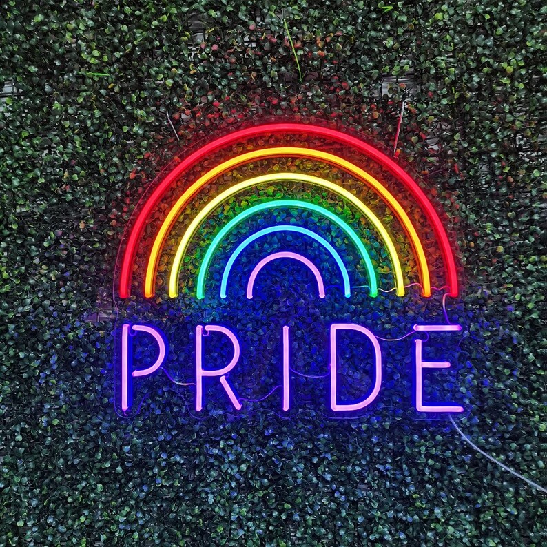 LGBTQ Pride Neon Sign Custom Neon Sign Neon Sign Bedroom - Etsy
