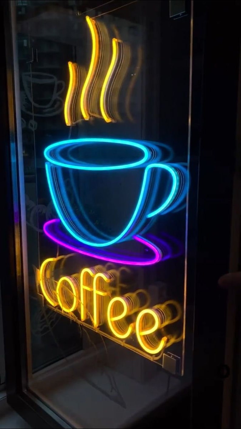 Custom Neon Sign Bar Coffee Neon Sign Wine Neon Sign LED - Etsy