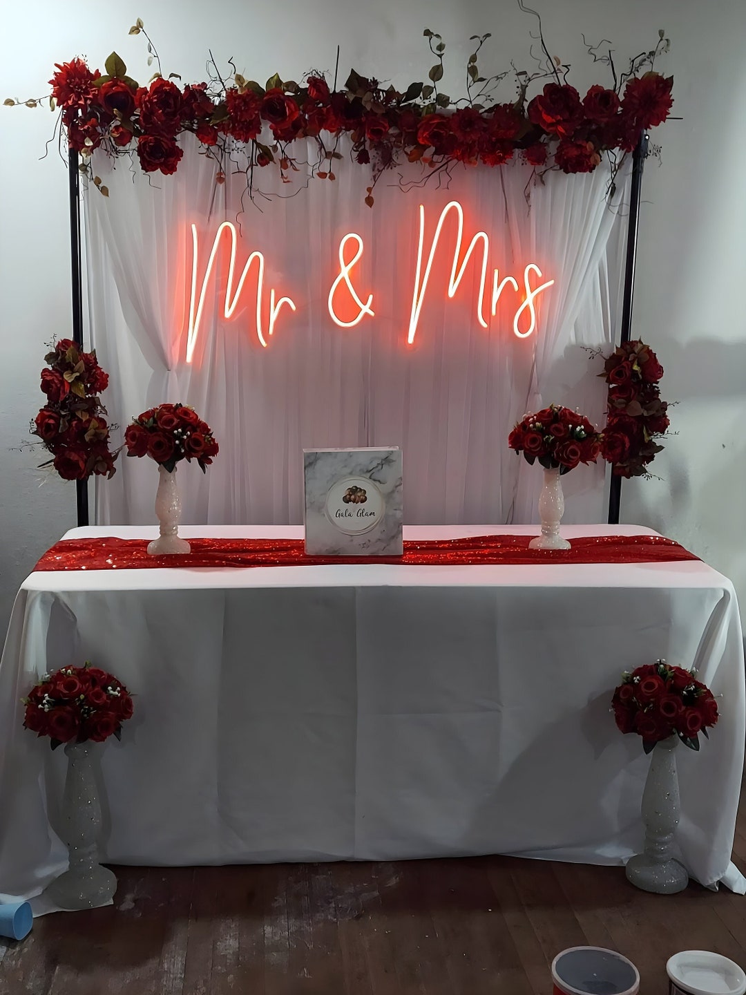 Mr and Mrs Neon Sign, Neon Sign Wedding, Custom Neon Sign, Wedding Neon ...