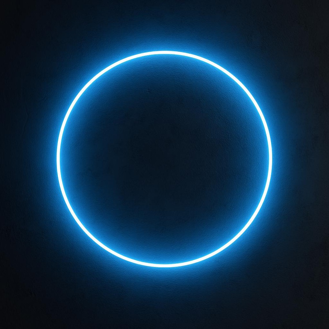 Circle Neon Sign - Round Neon Sign - LED Light up Sign - Sun Neon Sign ...
