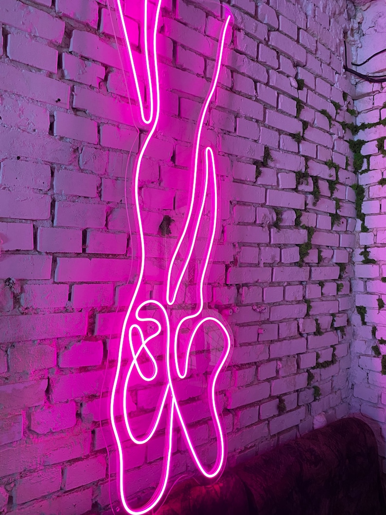 Ballet Neon Sign Dance Neon Sign Pointe Shoes Dance Studio - Etsy