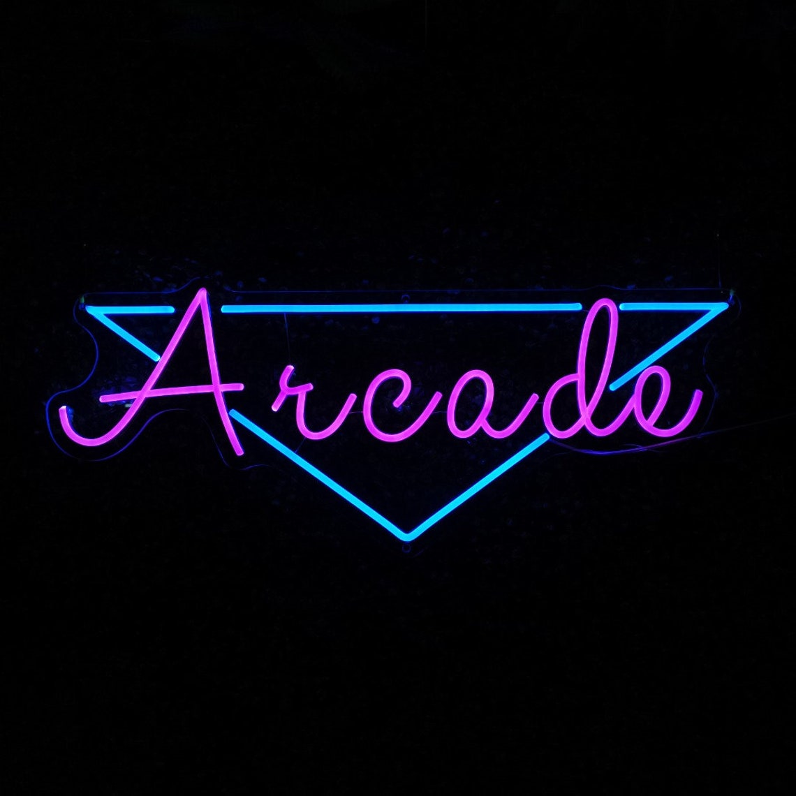 Arcade Neon Sign Arcade LED Light up Light Arcade Decor - Etsy