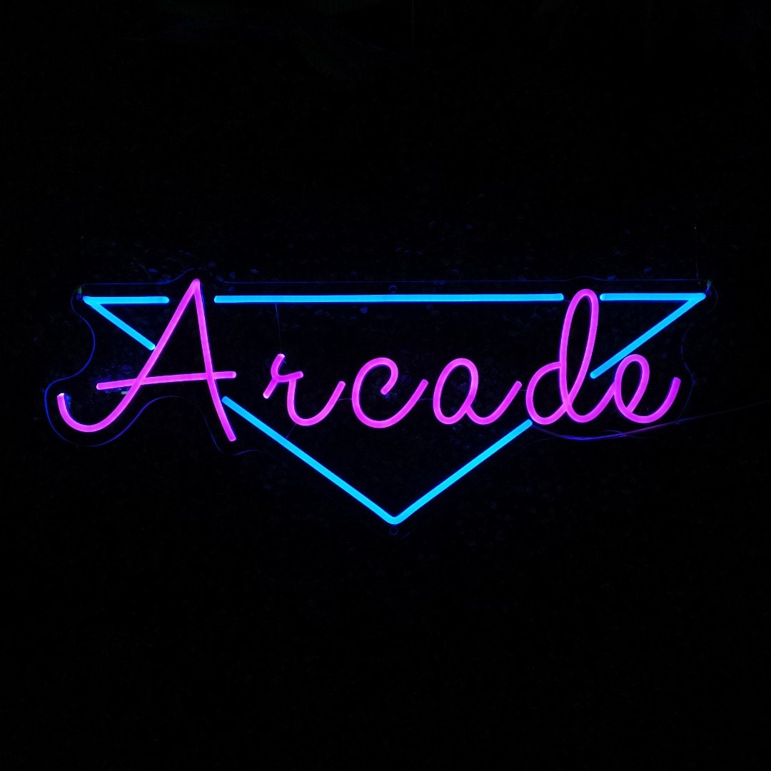 Arcade Neon Sign Custom Neon Sign Neon Sign Bedroom LED | Etsy UK