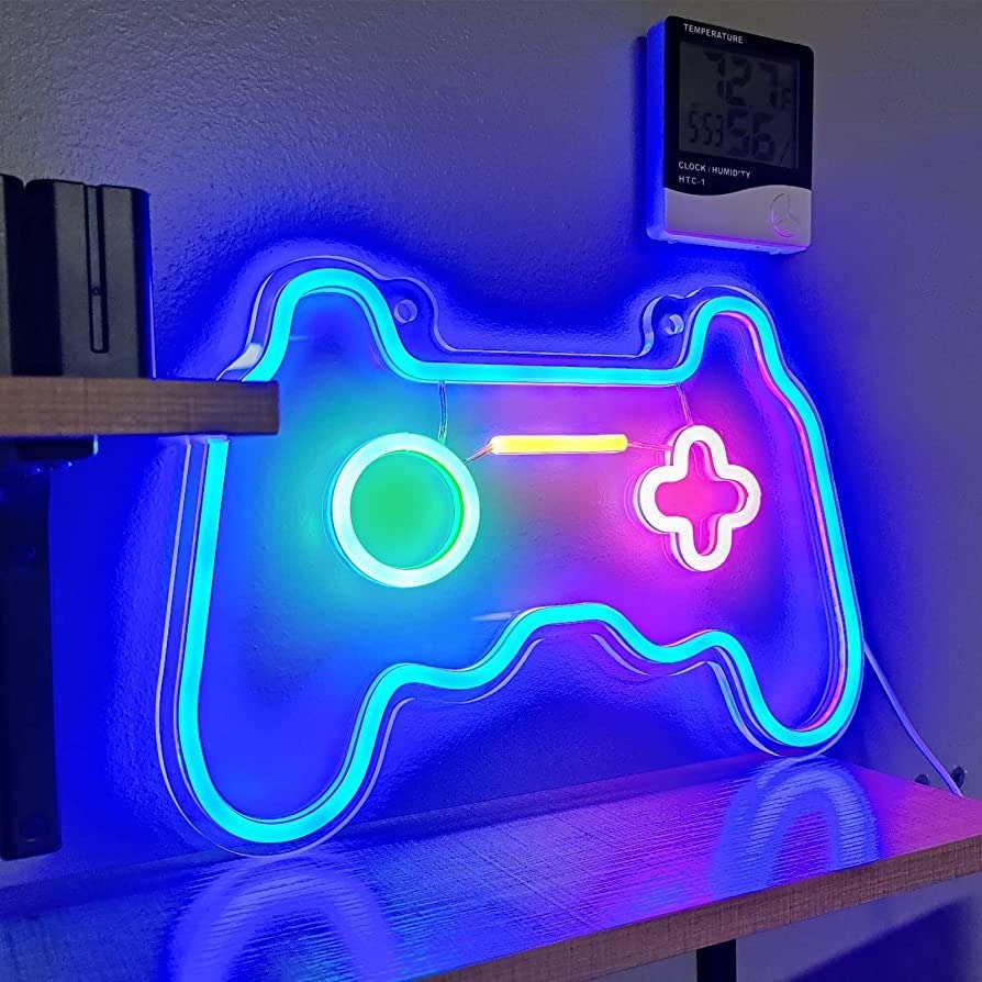 Gamer Room Neon Sign Gamepad Neon Sign LED Light up Sign - Etsy