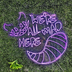 Whimsical Fantasy Custom Neon Sign, Quirky Bright Personalized LED ...