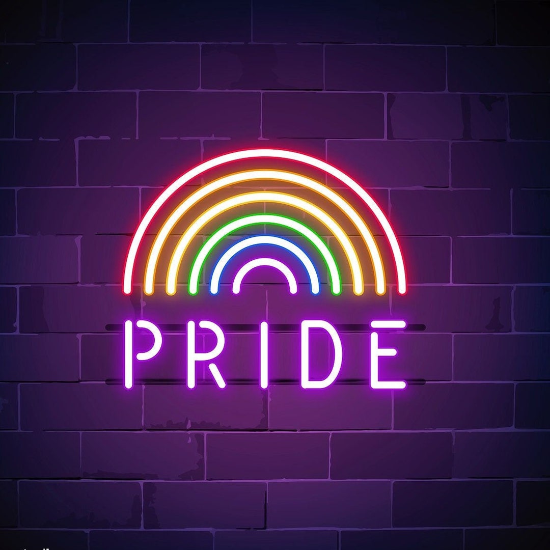 LGBTQ Pride Neon Sign, Custom Neon Sign, Neon Sign Bedroom, LED Neon ...
