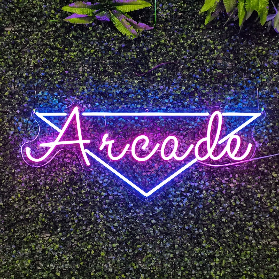 Arcade Neon Sign Custom Neon Sign Neon Sign Bedroom LED | Etsy UK