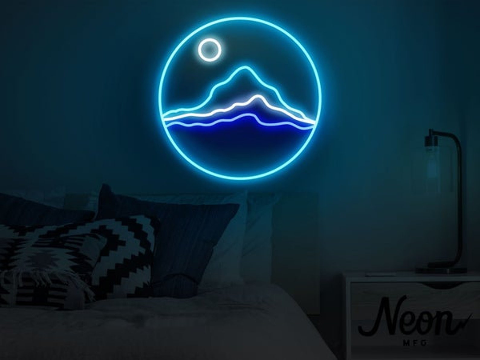 Ocean Wave Neon Sign Custom Neon Sign Neon Sign Bedroom LED - Etsy