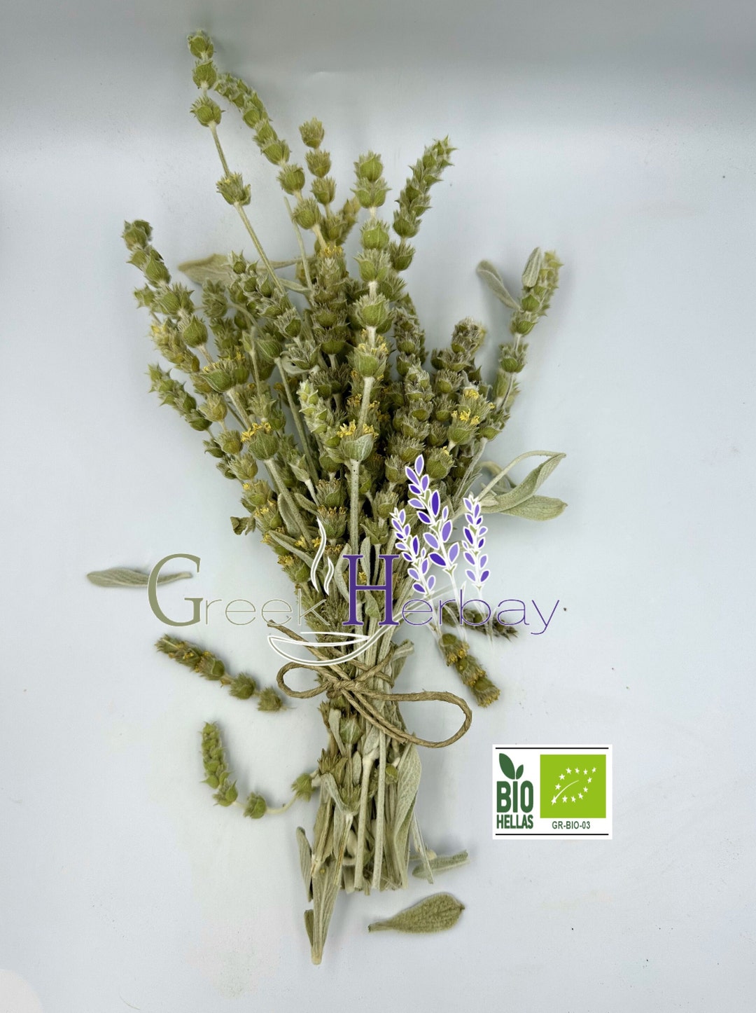 100% Organic Greek Mountain Tea Sideritis Syriaca Malotira Cretan Whole ...