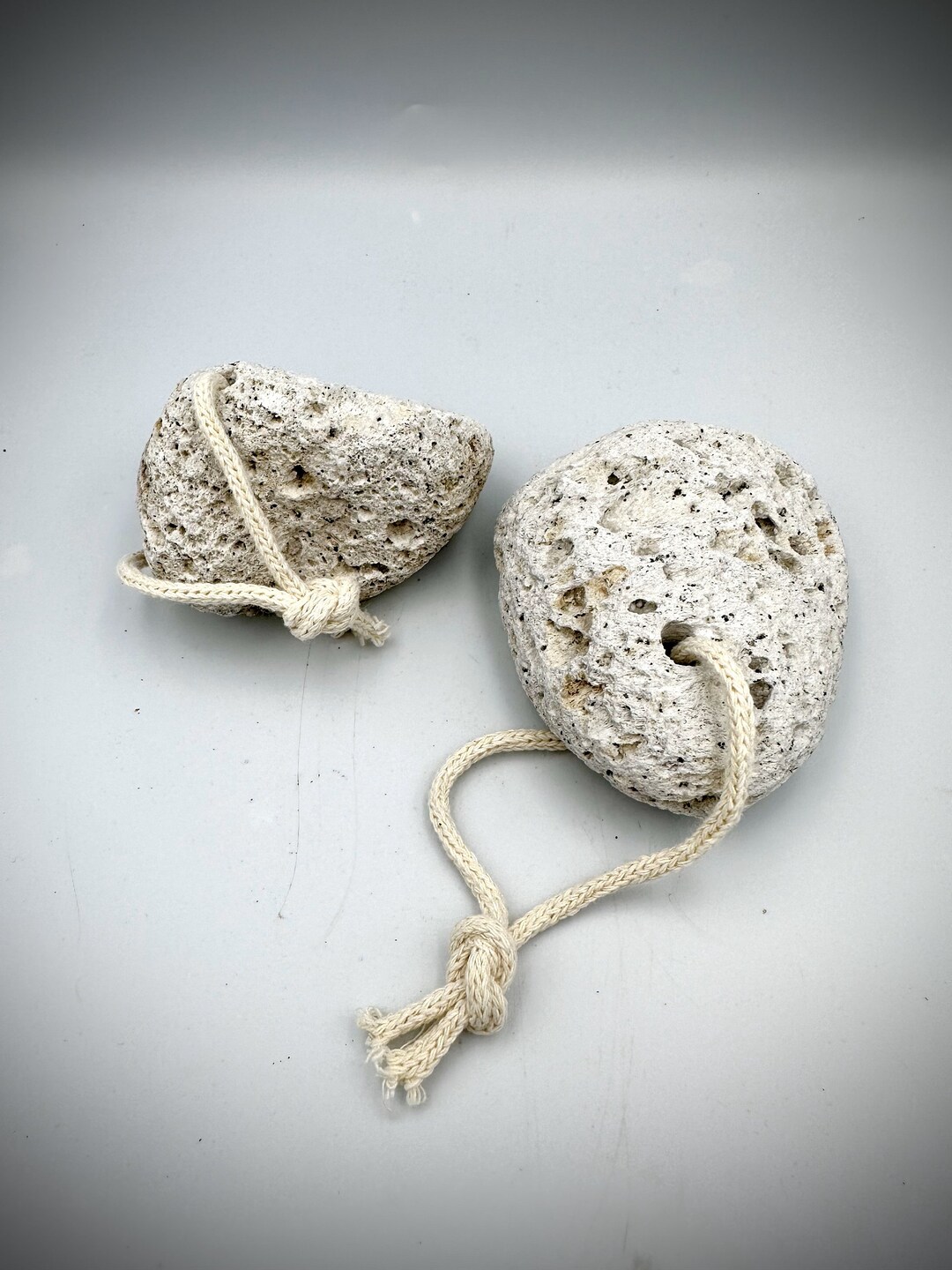 100% Greek Natural Volcanic Pumice Stone With Rope 9cm-3.5in Superior ...