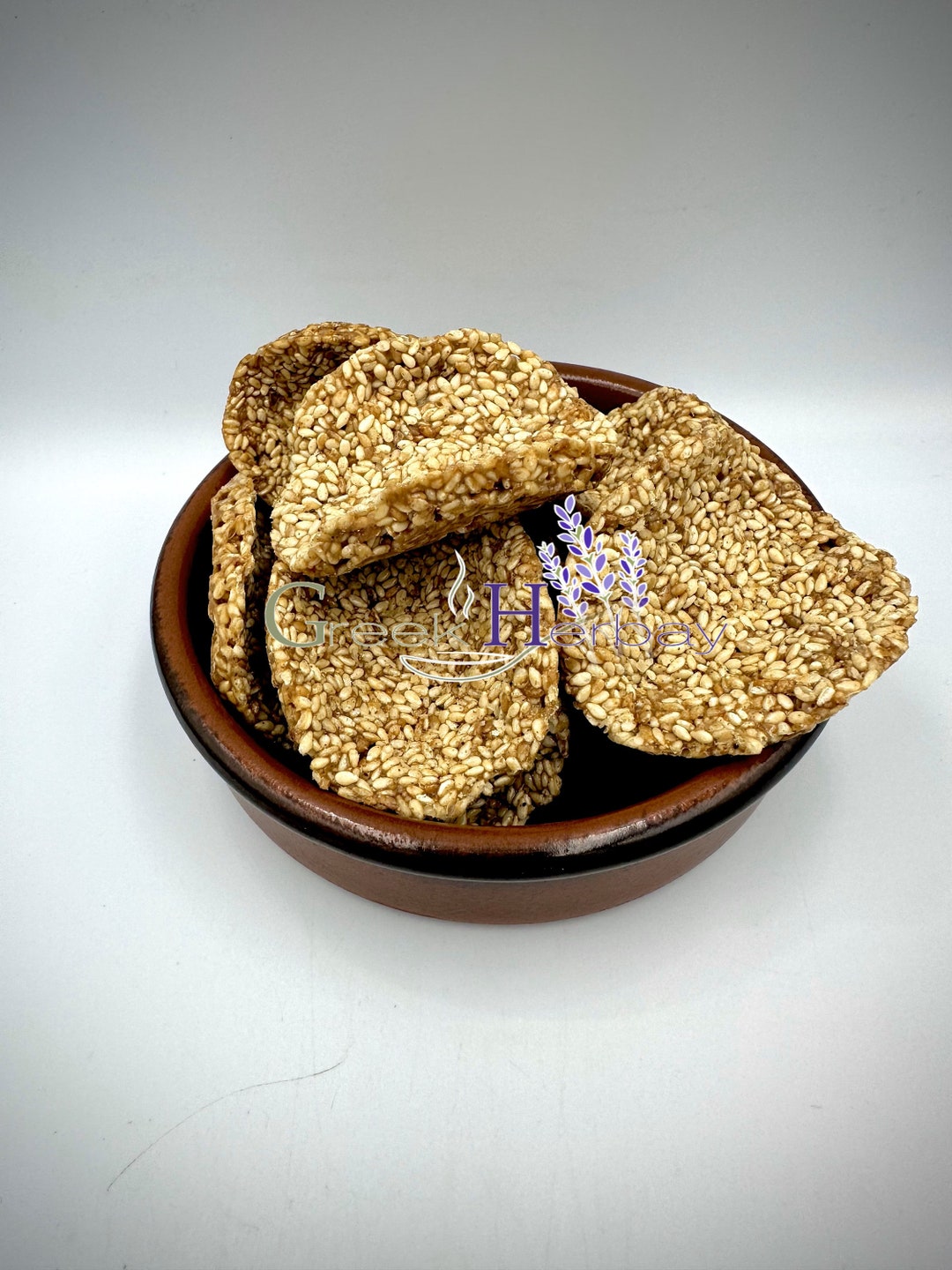 100% Pure Greek Sesame & Honey Pasteli Sweet Snack Handmade Greek ...