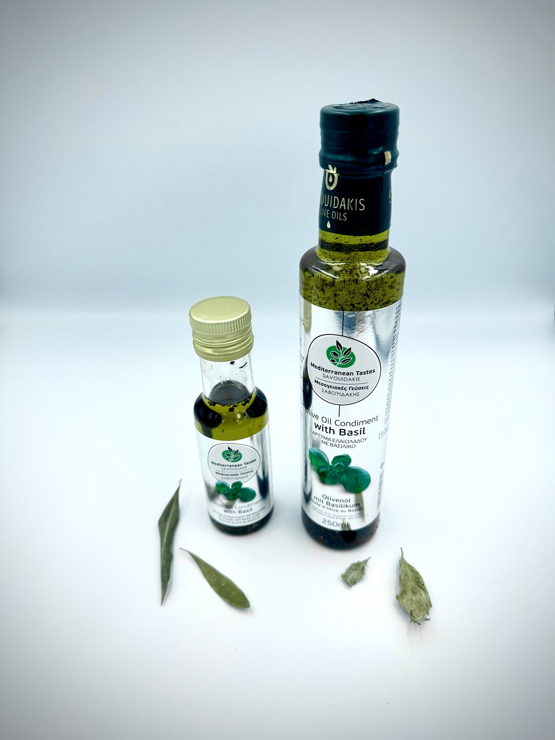 Greek Olive Oil Condiment With Basil Superior Quality Olive Oil ...