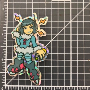 Mew Jet Set Radio Holographic Sticker - Etsy