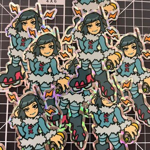Mew Jet Set Radio Holographic Sticker - Etsy