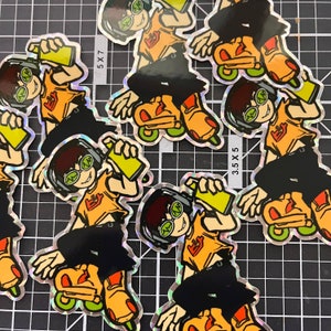 Beat Jet Set Radio Holographic Sticker - Etsy