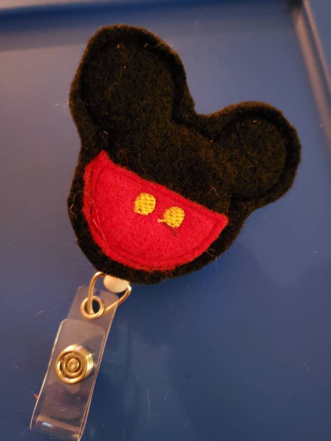 Mouse ID Badge Holders - Etsy