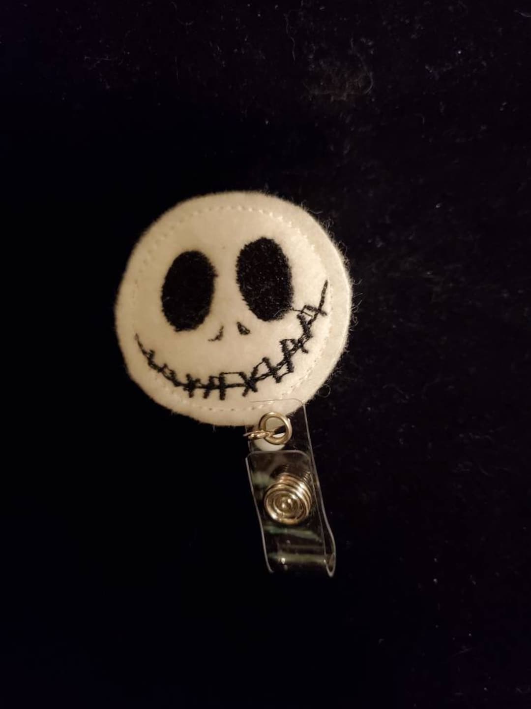 Scary Face ID Badge Holders - Etsy