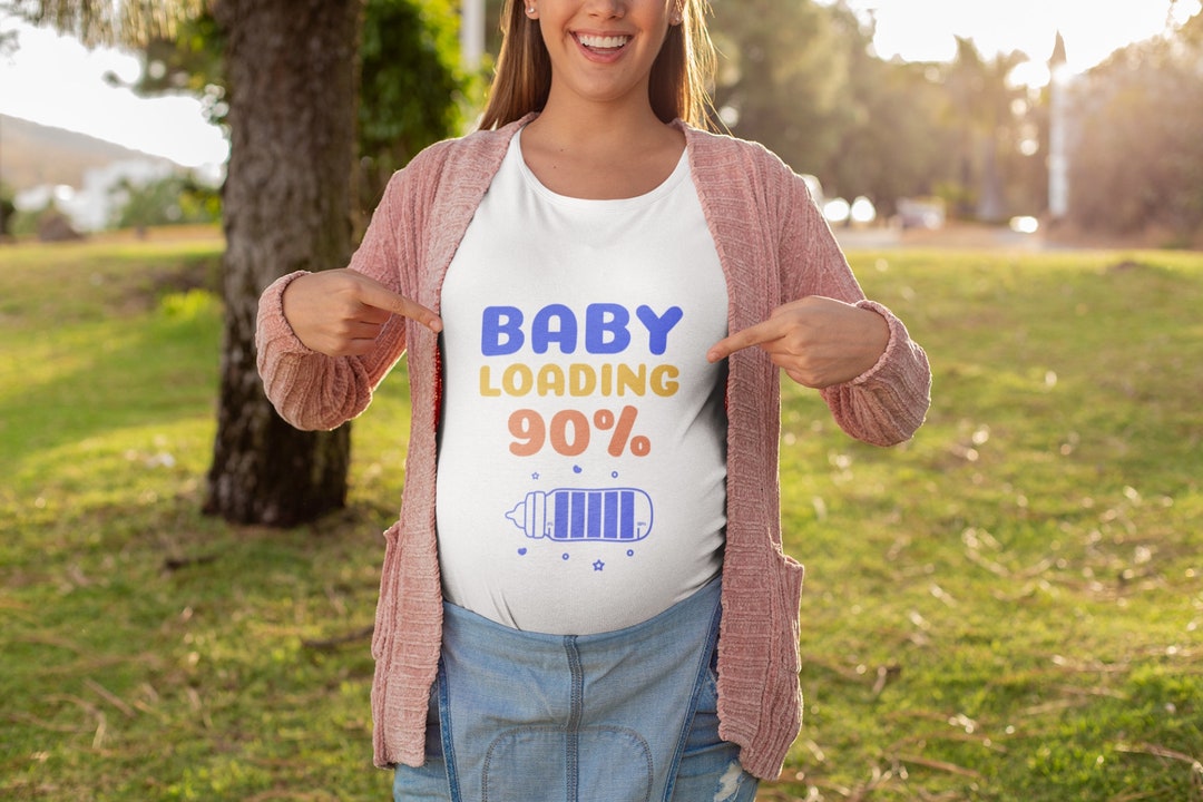 Baby Loading Shirt, Baby in Progress Shirt, Maternity T-shirt ...