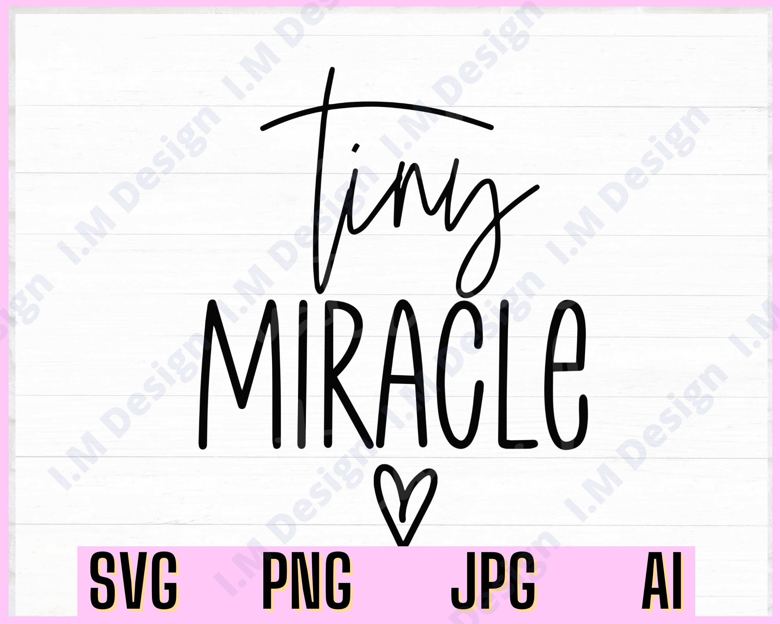 Tiny Miracle Svg, Little Miracle Svg, Baby Svg, Onesie Svg, Newborn Svg ...