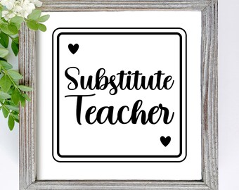 Substitute Clipart - Etsy