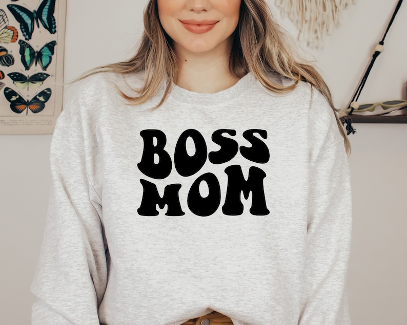 Boss Mom Svg, Mama Svg, Mom Svg, Wavy Svg, Retro Svg, Boss Svg, Trendy ...