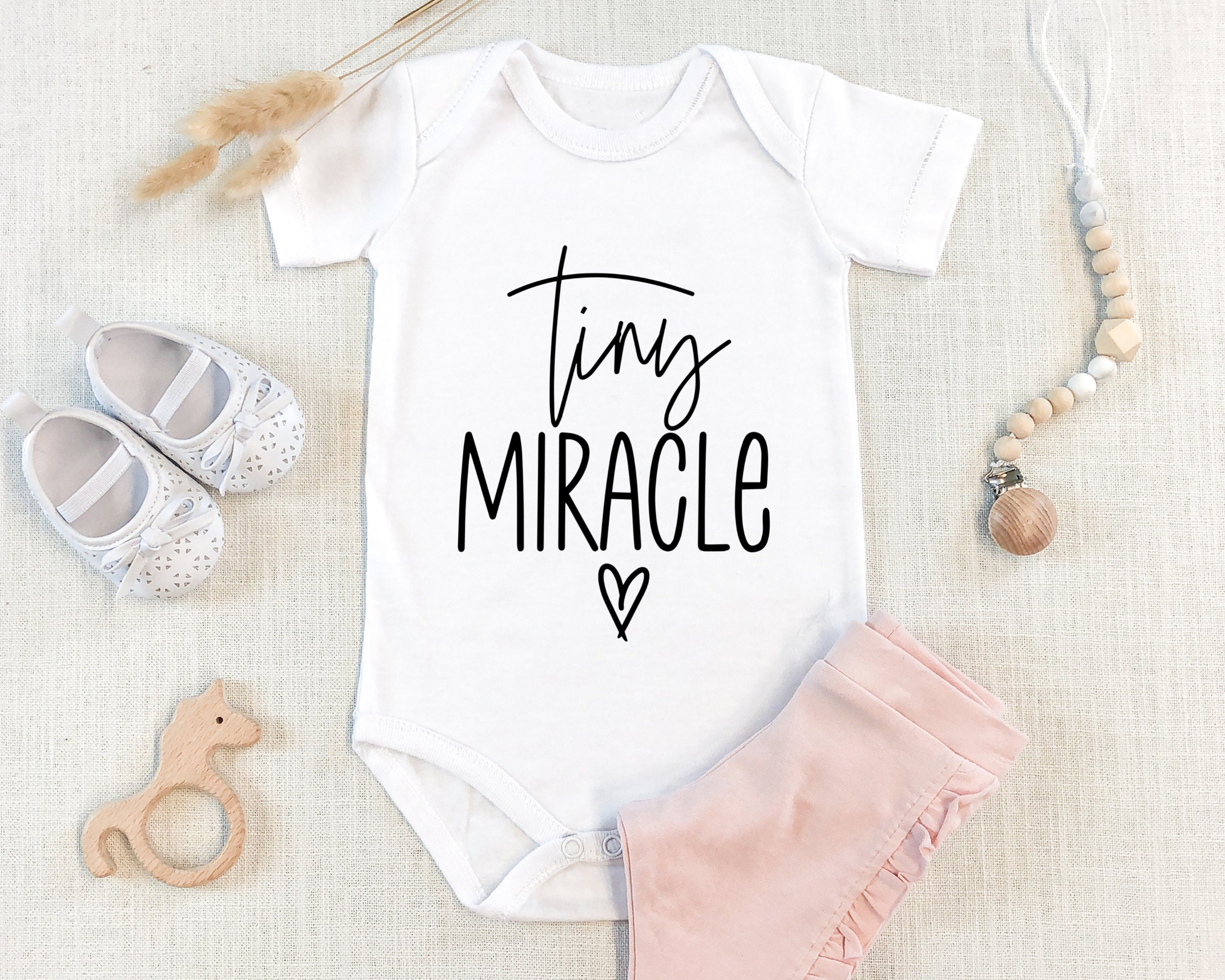 Tiny Miracle Svg, Little Miracle Svg, Baby Svg, Onesie Svg, Newborn Svg ...