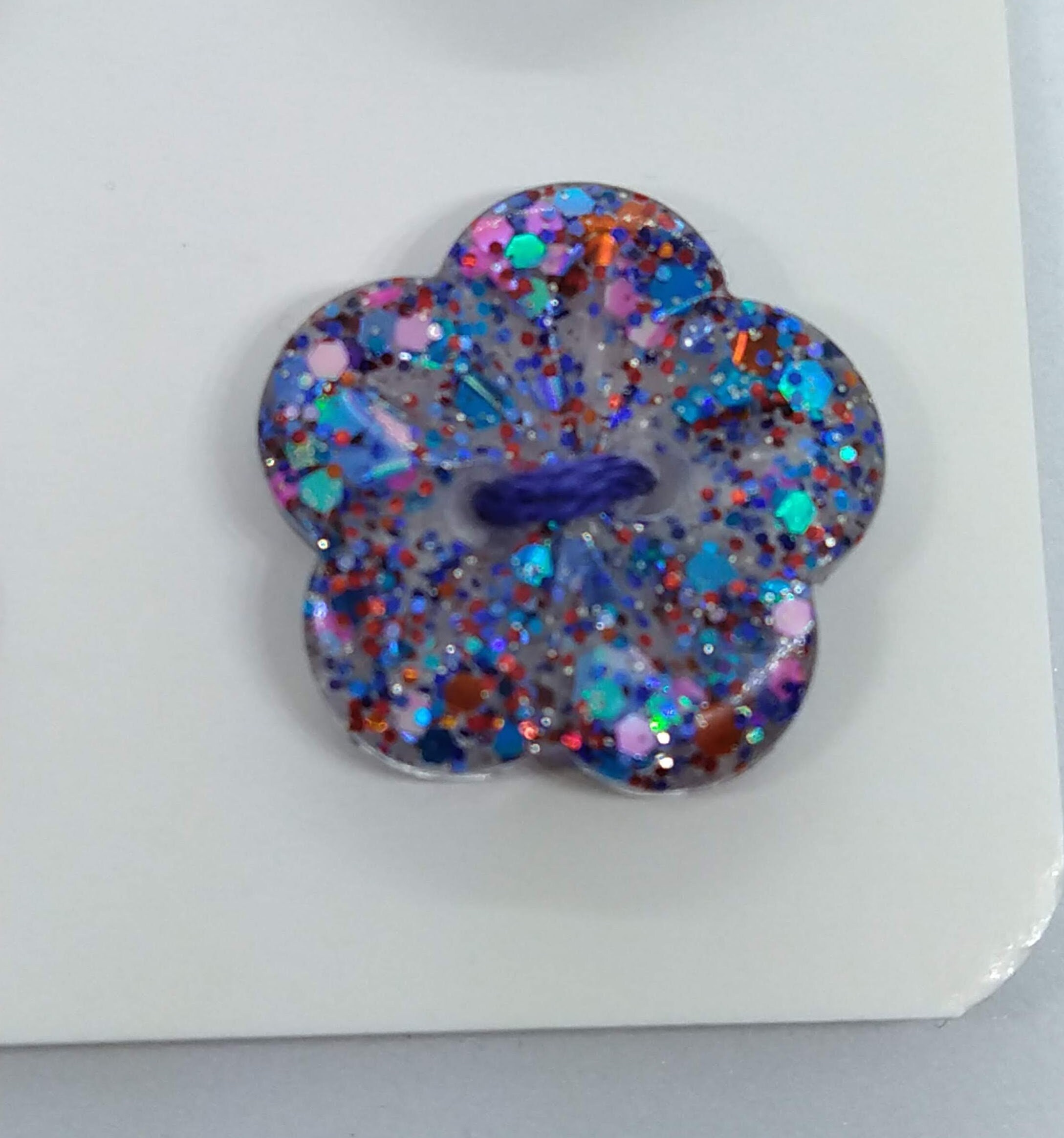 Handmade Blizzard Glitter Button Set 18mm Materials Craft Supplies ...