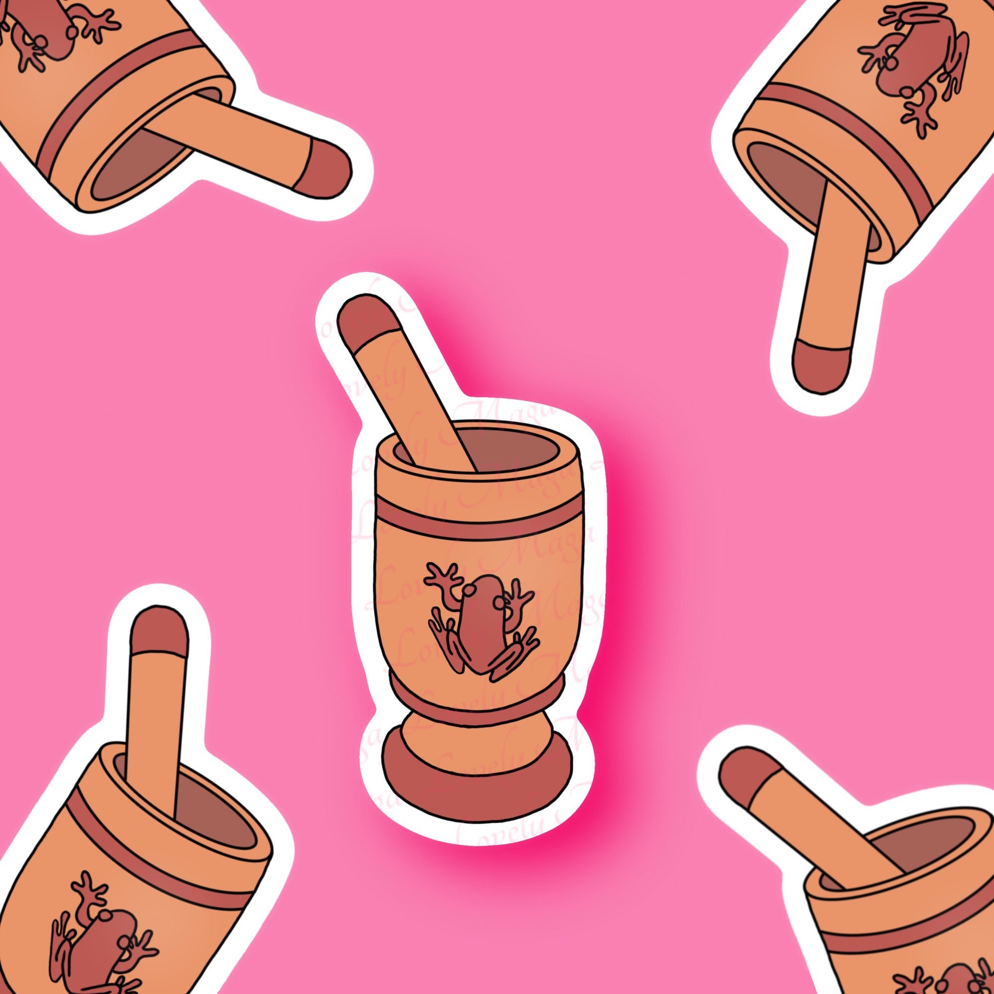 Pilon Sticker, Puerto Rican Masher, hispanischer Mörser und Pestle ...