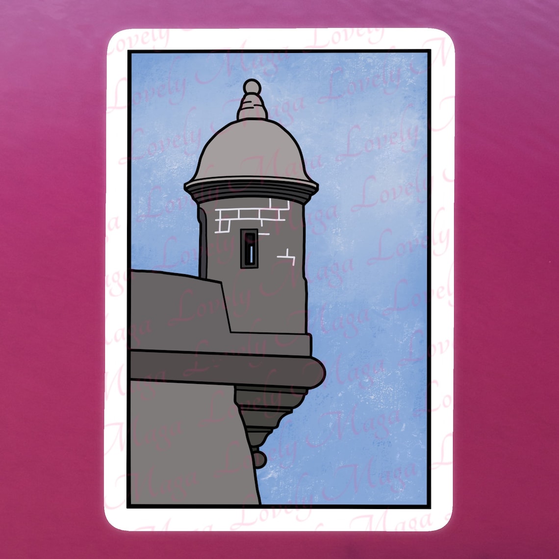El Morro Sticker, Old Puerto Rico, Puerto Rican Sticker, Puerto Rico ...