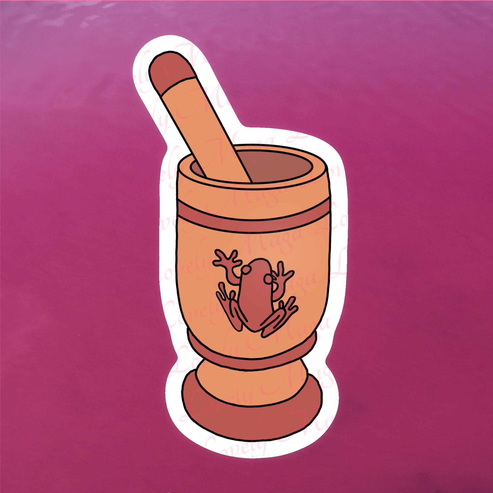 Pilon Sticker, Puerto Rican Masher, hispanischer Mörser und Pestle ...