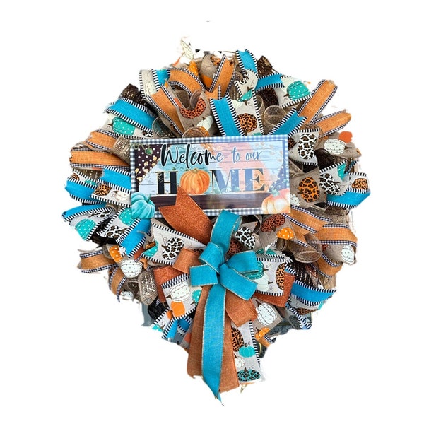 Turquoise Wreath - Etsy