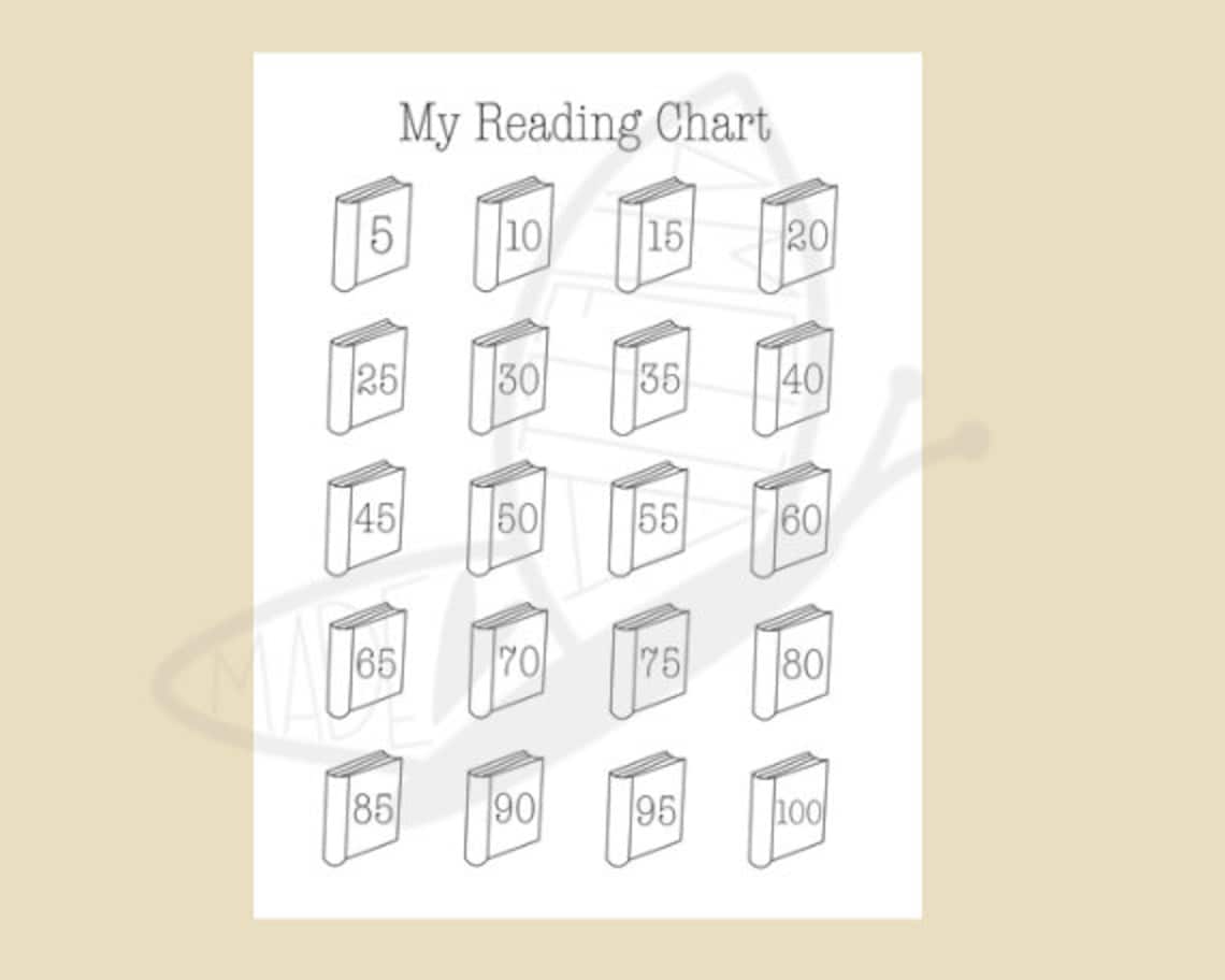 Reading Chart PDF | Digital Download Only - Etsy