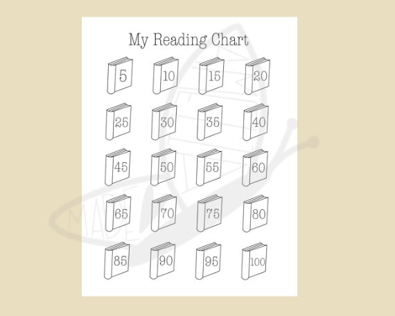 Reading Chart PDF | Digital Download Only - Etsy