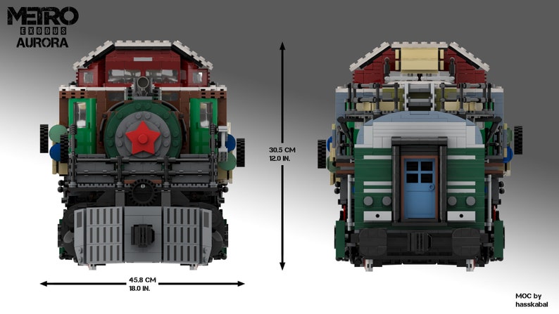 MOC Metro Exodus - Aurora - Building Instructions - Etsy