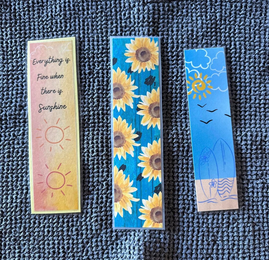 Sunshine Bookmark Bundles - Etsy