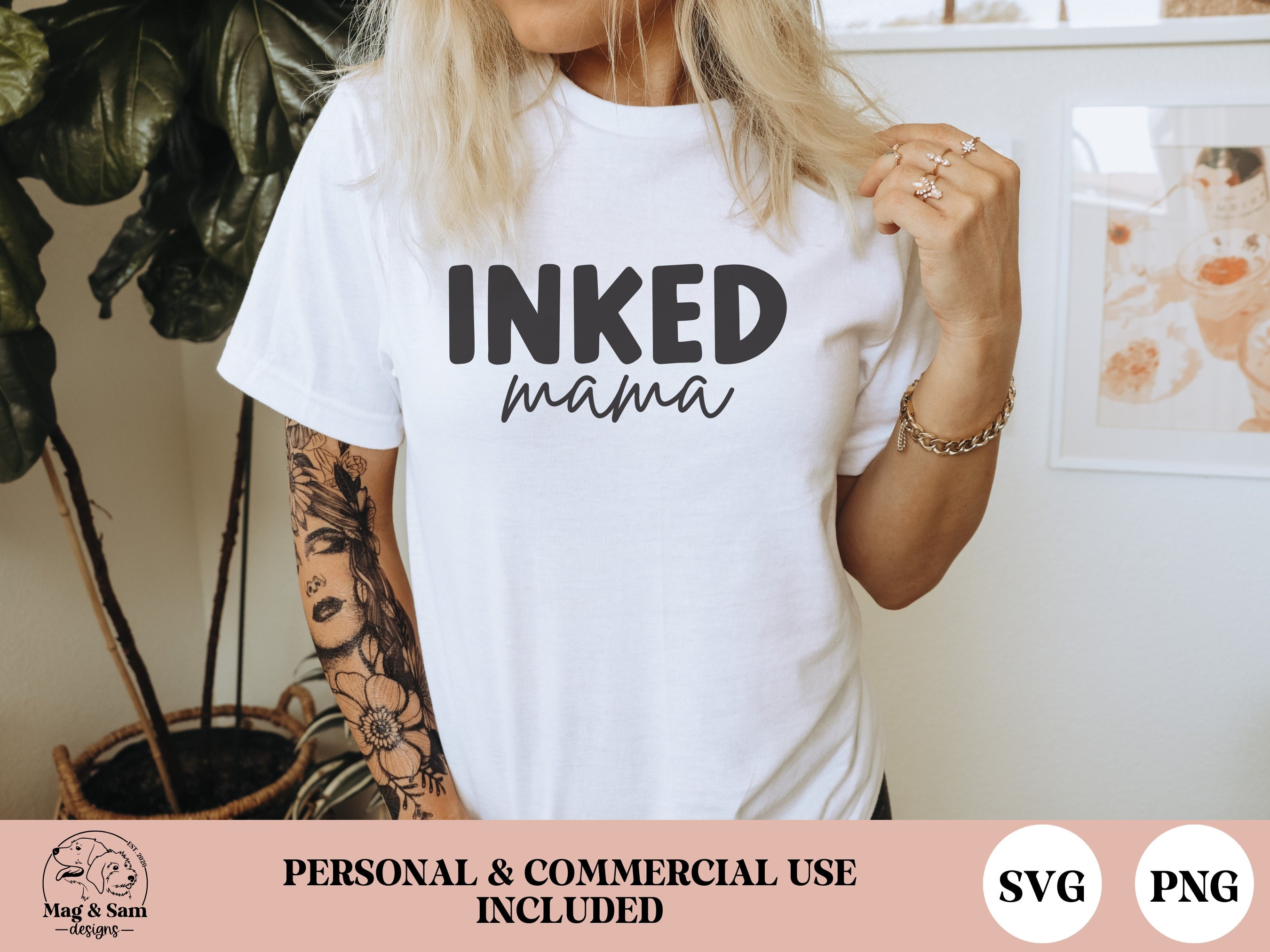Inked Mama Svg Tattoo Svg Mom Life Svg Mom Svg Mama Svg - Etsy