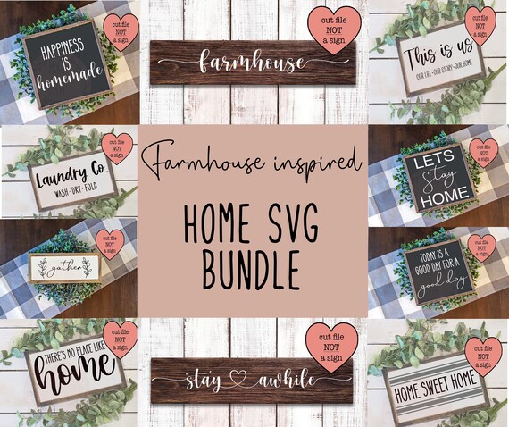 Sign Bundle Sign SVG Bundle Sign Making Bundle Home svg | Etsy