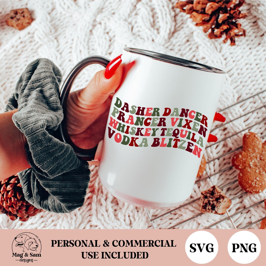 Reindeer Alcohol Svg, Christmas Svg, Merry Christmas Svg, Christmas ...