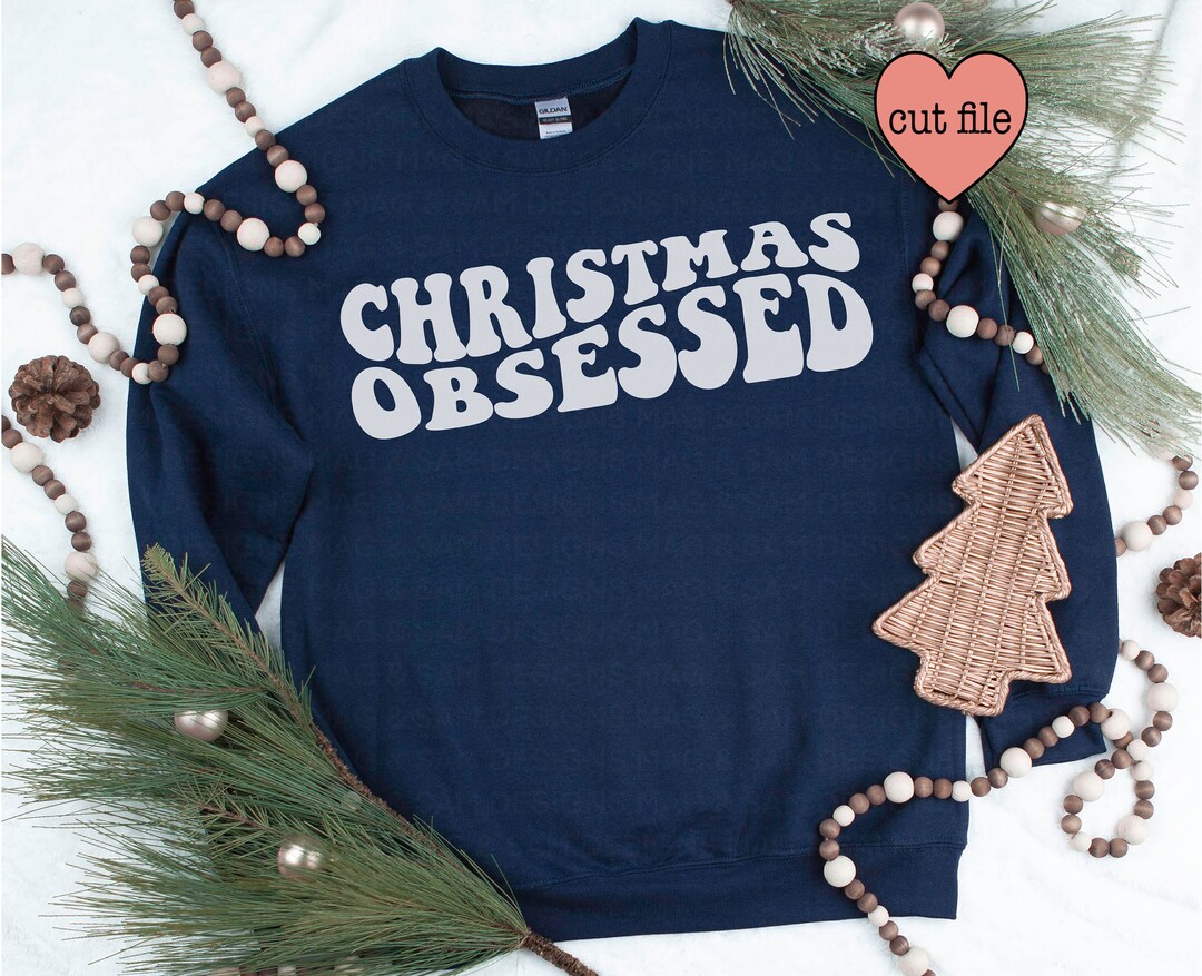 Christmas Obsessed SVG Winter Svg Christmas Svg Christmas - Etsy