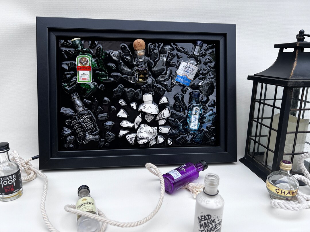 Epoxy Picture Broken Bottles - Etsy
