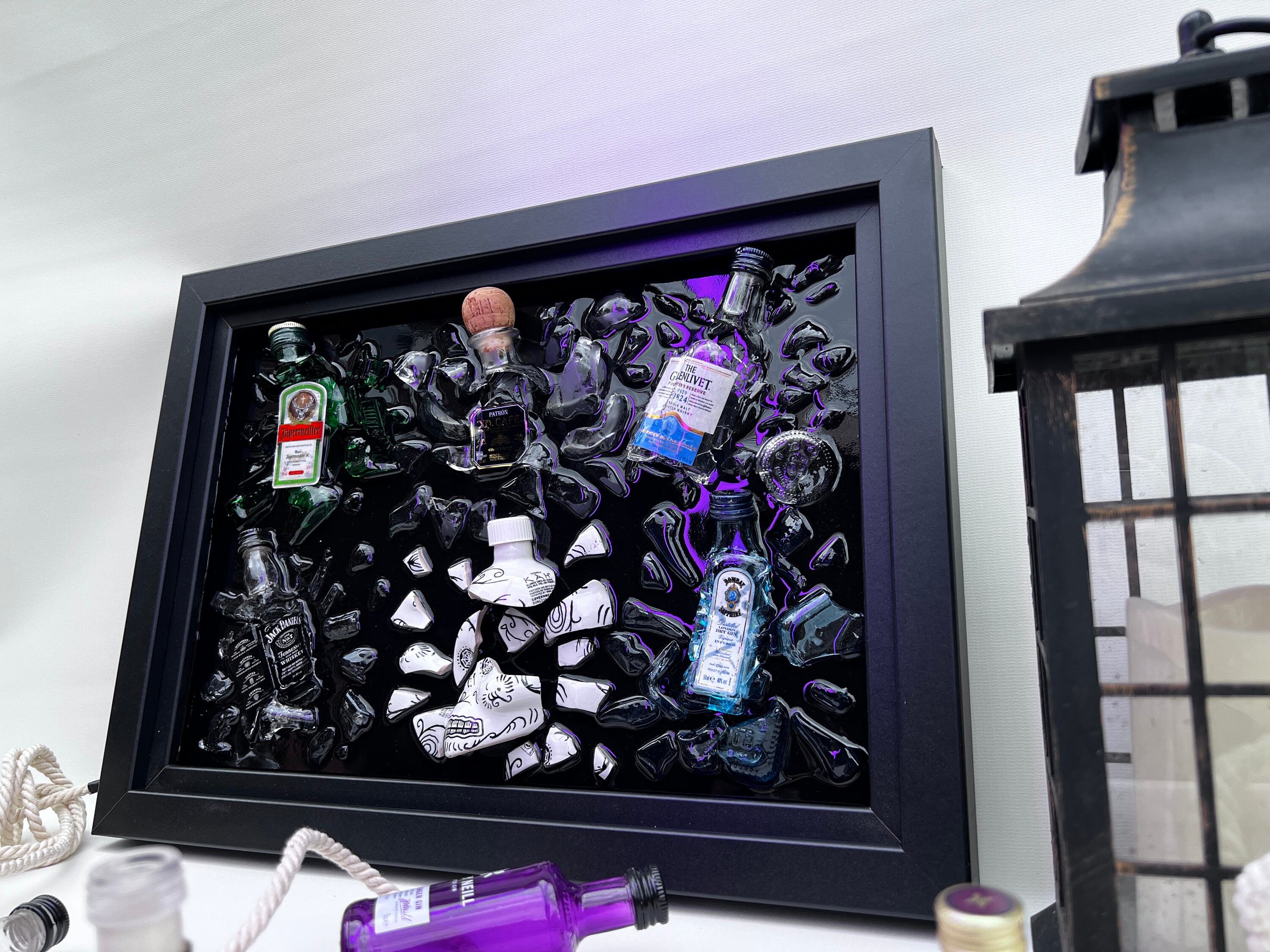 Epoxy Picture Broken Bottles - Etsy