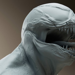 Marvel Venom 3D Print STL File, Highly Detailed Statue, 3D Model for ...