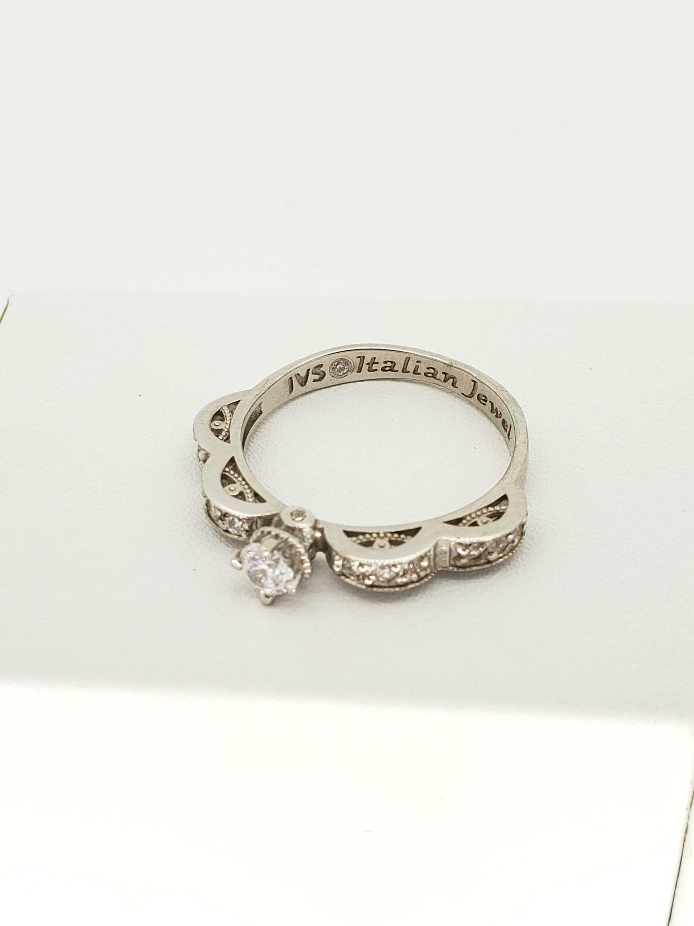 Sterling Silver Promise Ring 925 Sterling Silver Etsy