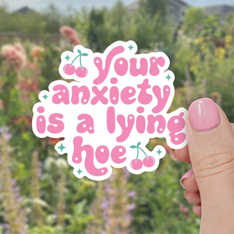 Anxiety Sticker - Etsy