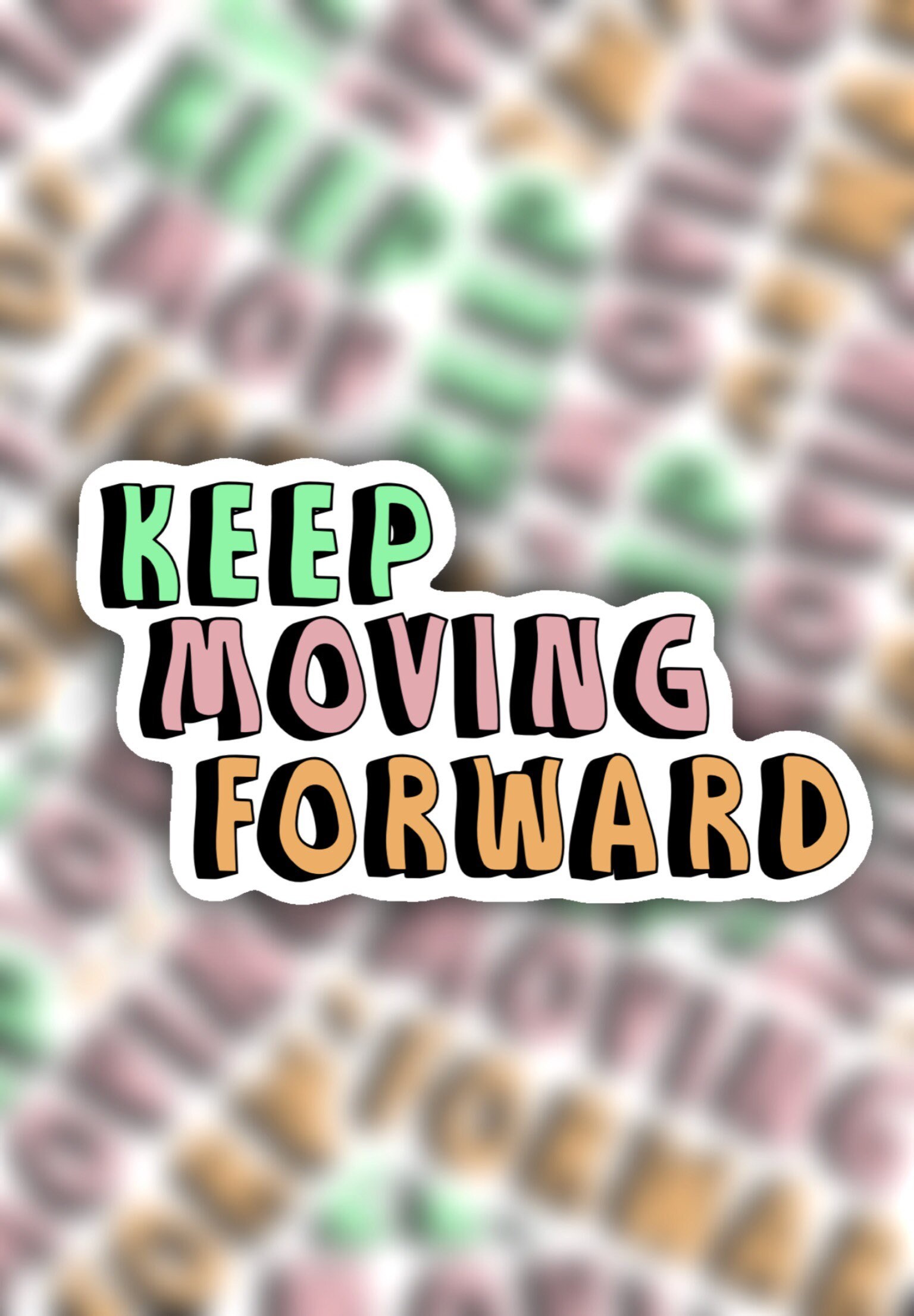 Keep Moving Forward Sticker Disney Quote Sticker Disney | Etsy