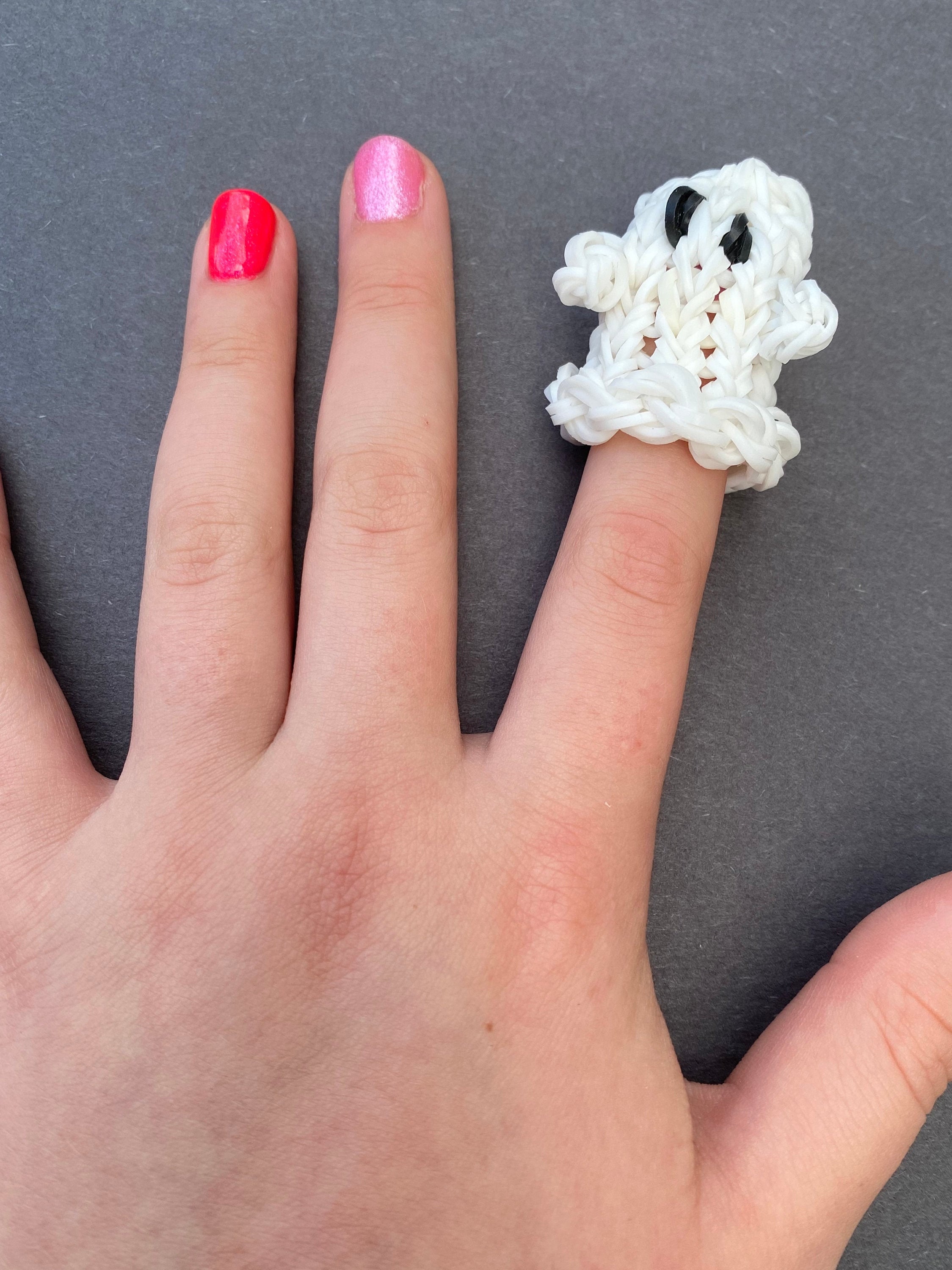 Rainbow Loom Ghost - Etsy