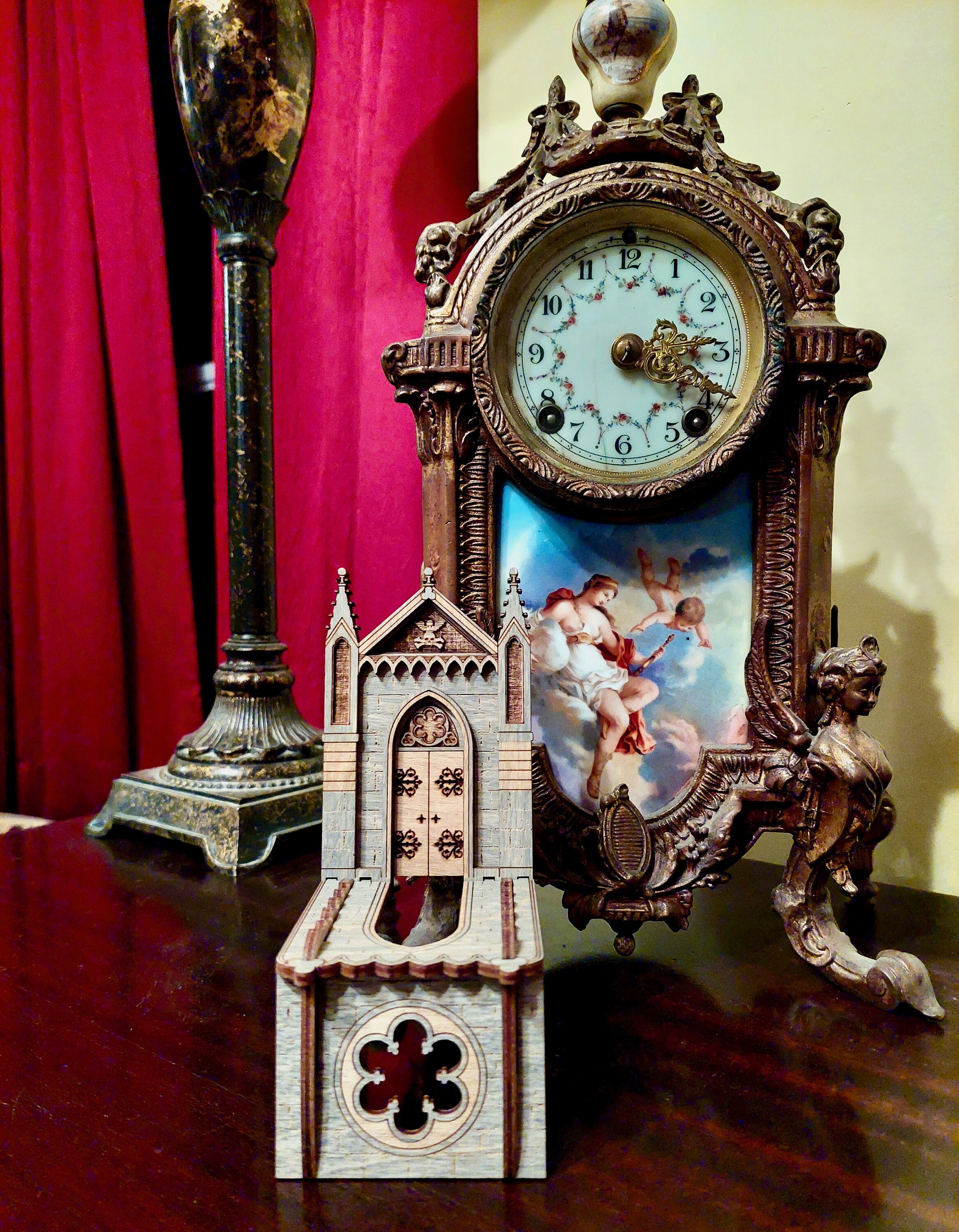 Gothic Tomb Mobile Phone Stand, Adjustible Angle. Portable Decorative ...