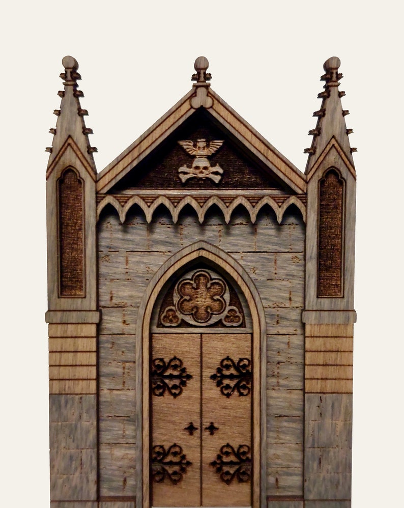 Gothic Tomb Mobile Phone Stand, Adjustible Angle. Portable Decorative ...