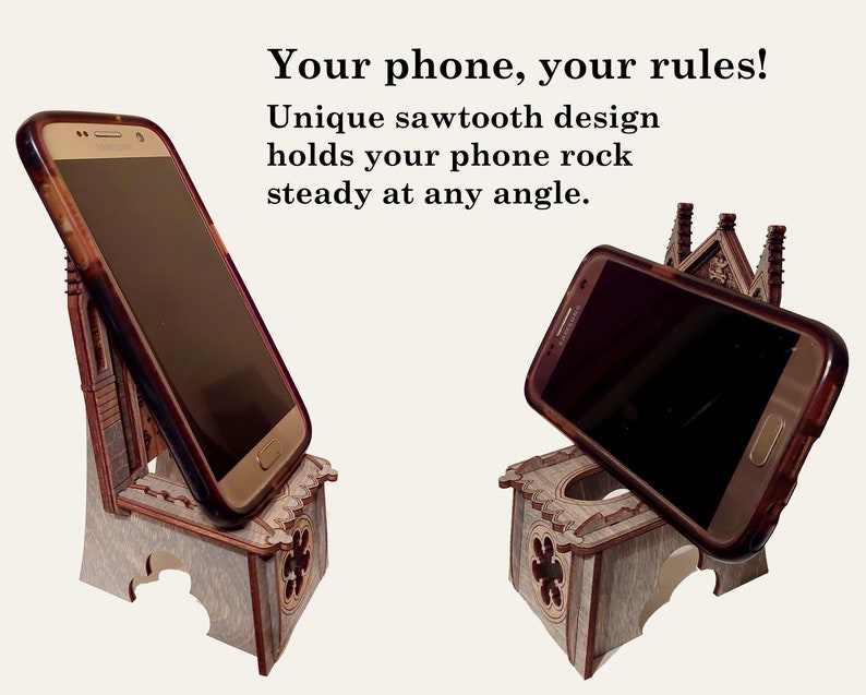 Gothic Tomb Mobile Phone Stand, Adjustible Angle. Portable Decorative ...